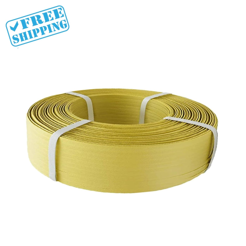 POLY STRAPPING 1/2x330' YELLOW (TENSION 600 LB) – Warehouse Instant ...