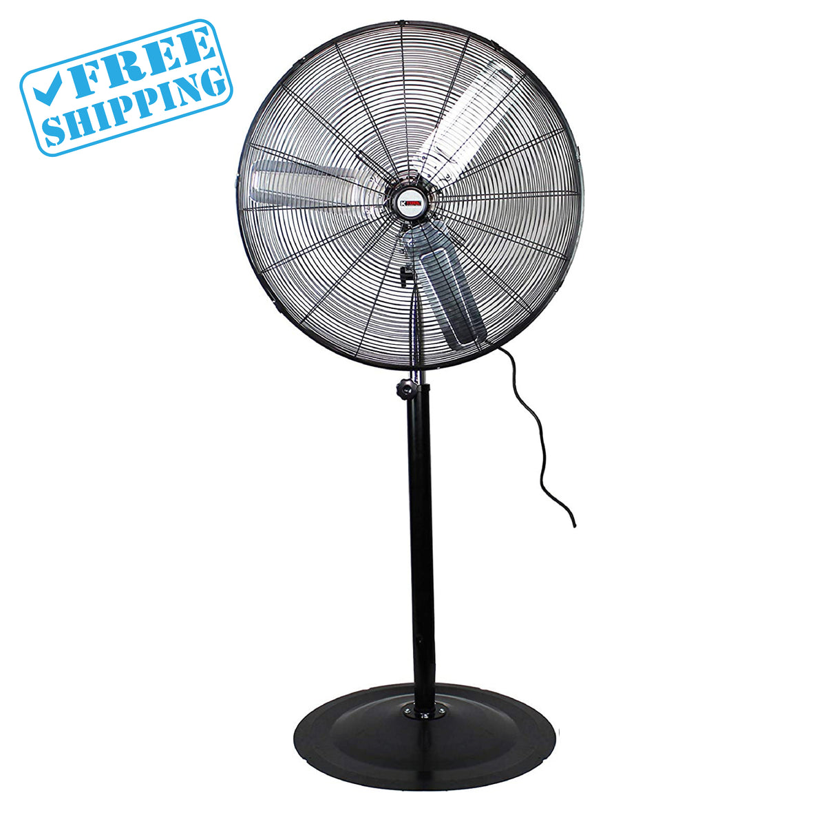 INDUSTRIAL FAN 30" IN PEDESTAL HIGH VELOCITY – Warehouse Instant ...